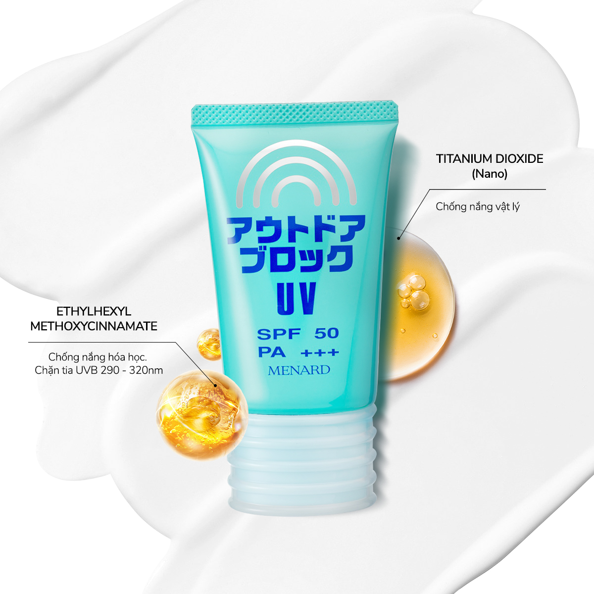 Kem Chống Nắng bảo vệ cho da Menard UV Cream SPF 65g | Shopee Việt Nam