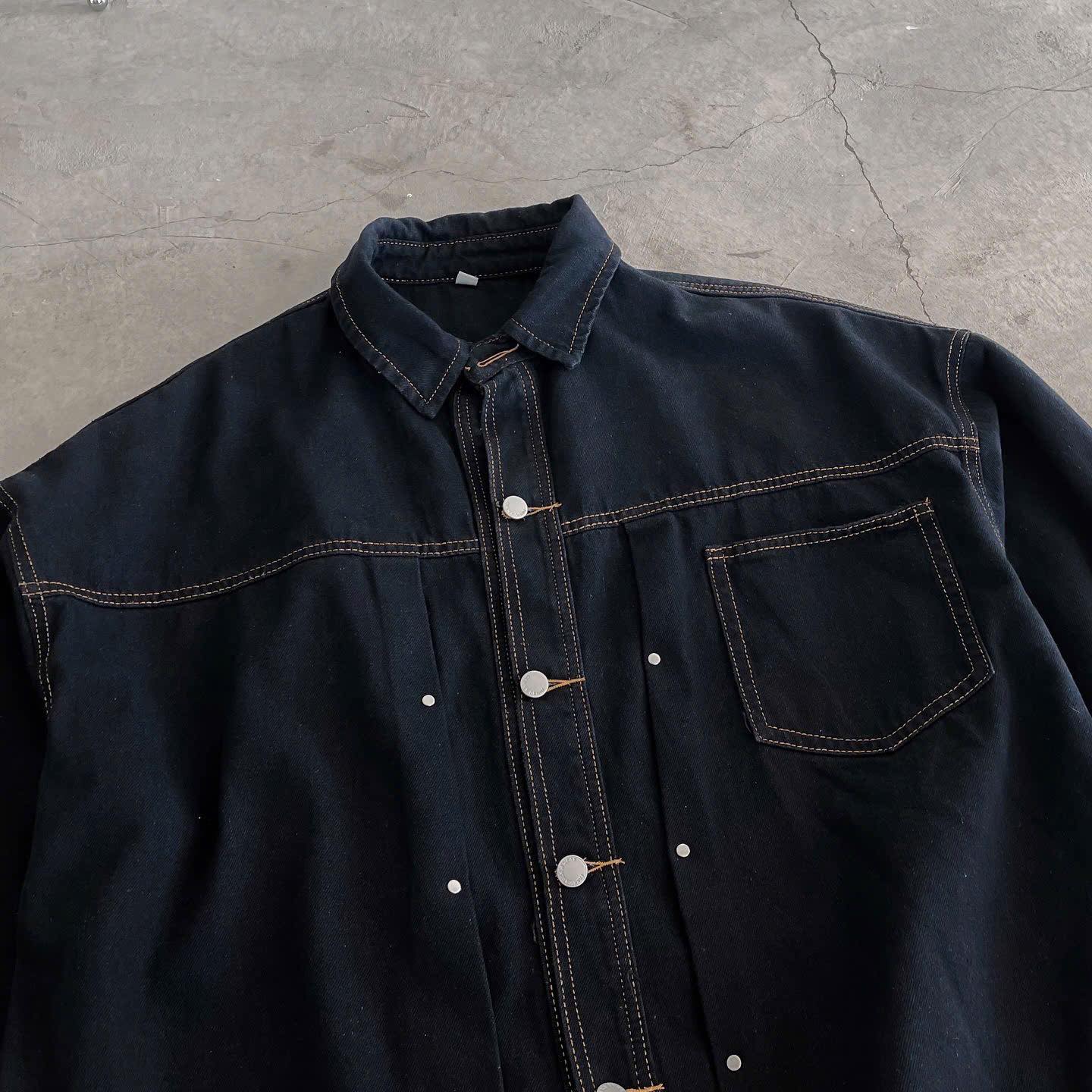 Khoác DORIS BASIC DENIM JACKET / Doris / form unisex | Shopee Việt Nam