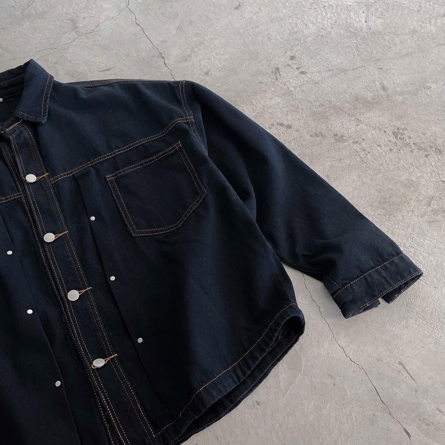 Khoác DORIS BASIC DENIM JACKET / Doris / form unisex | Shopee Việt Nam