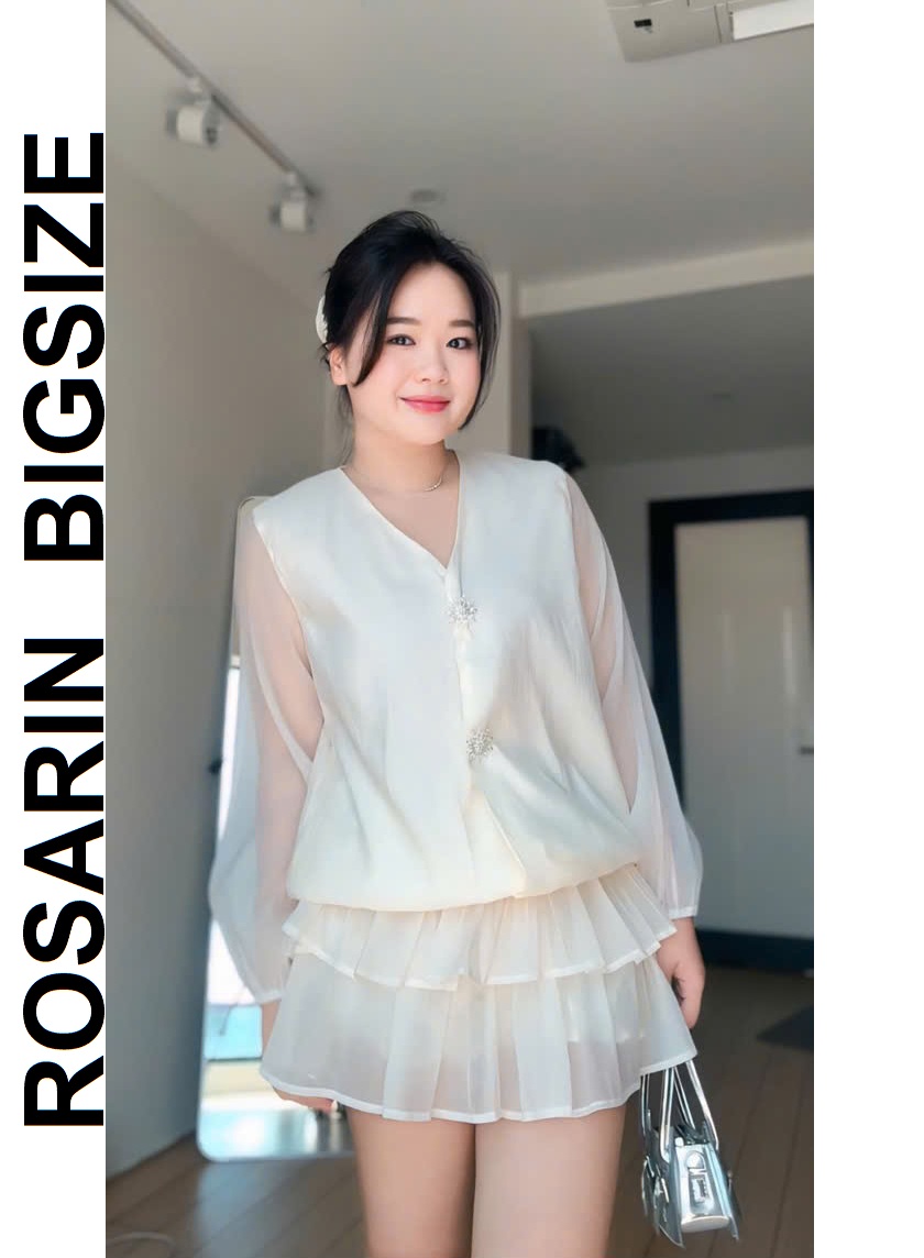Set áo váy lụa tiểu thư cho cô nàng chubby, chất lụa mềm cho cô nàng bánh bèo nhà ROSARIN- SL02 ...