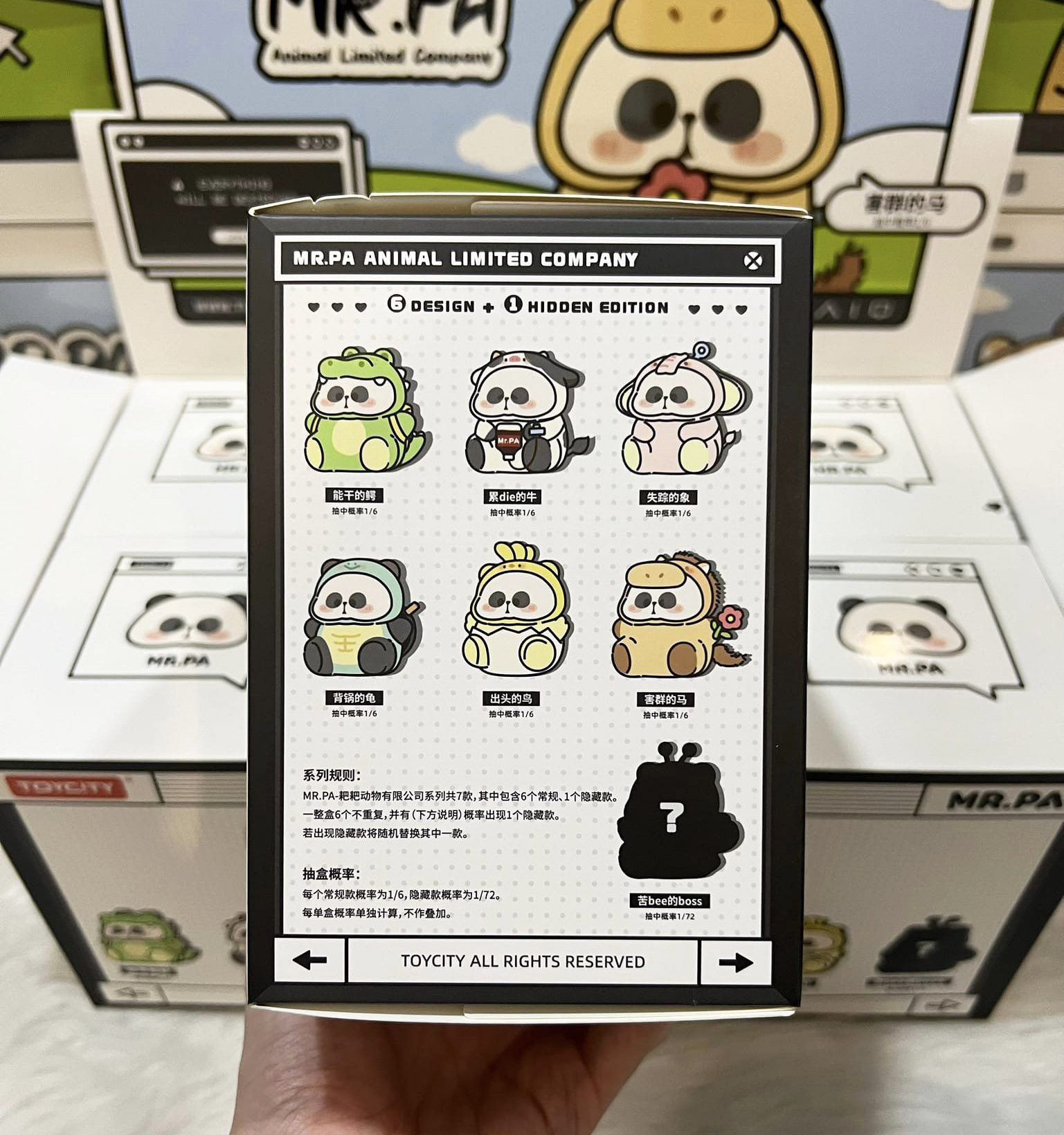 [Hỏa Tốc] Thú Bông MR.PA Animal Limited Company Series TOICITY BlindBox ...