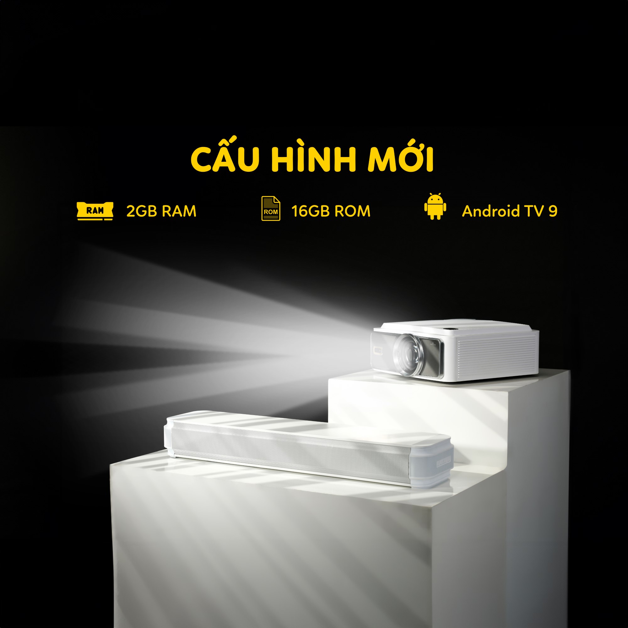 Máy chiếu BeeCube Star - Độ sáng cao nhất thị trường - Full HD 1080P ...