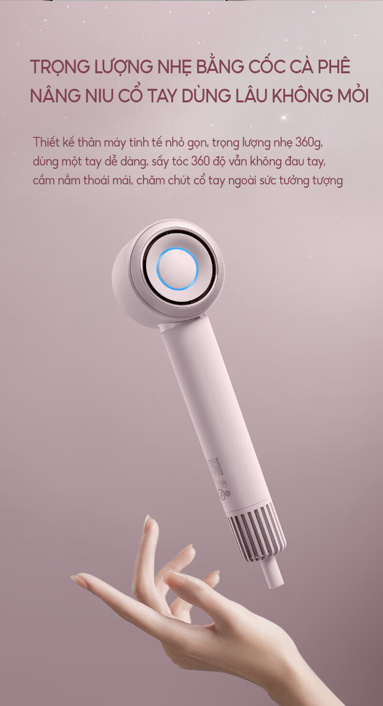 Máy Sấy Tóc Siêu Tốc Flyco FH6371 Sức Gió Siêu Bão Mang Theo 200tr Anion Kết Hợp Công Nghệ Sấy ...