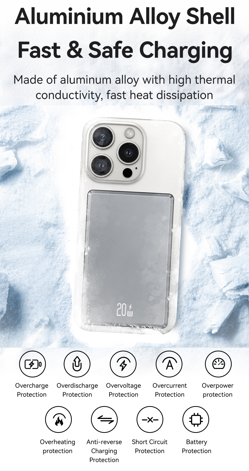 Pin Dự Phòng Không Dây USAMS CD220 5000mAh 20W (Ultra-thin, PD ...