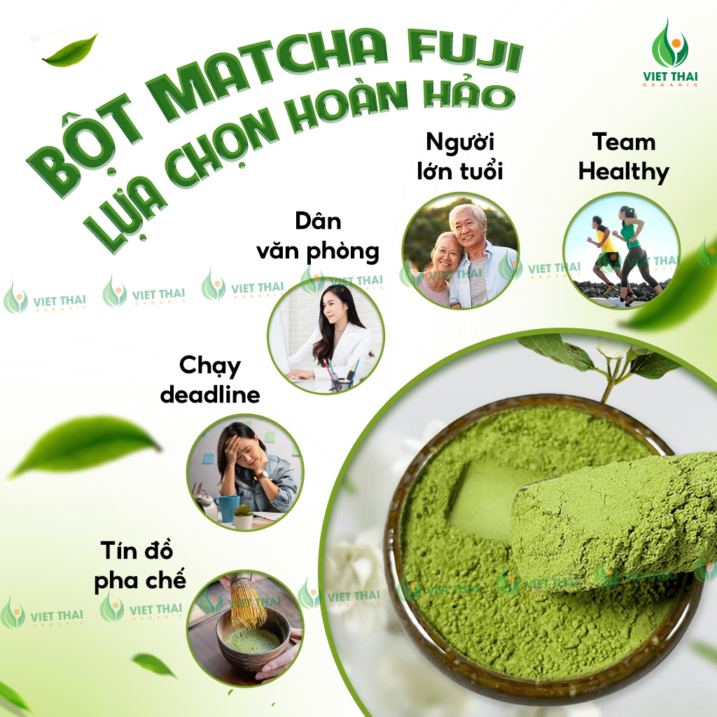 [ĐẶC BIỆT] Bột Matcha Fuji 100G Nguyên Chất Chuẩn Nhật Siêu Mịn Đẹp Da ...