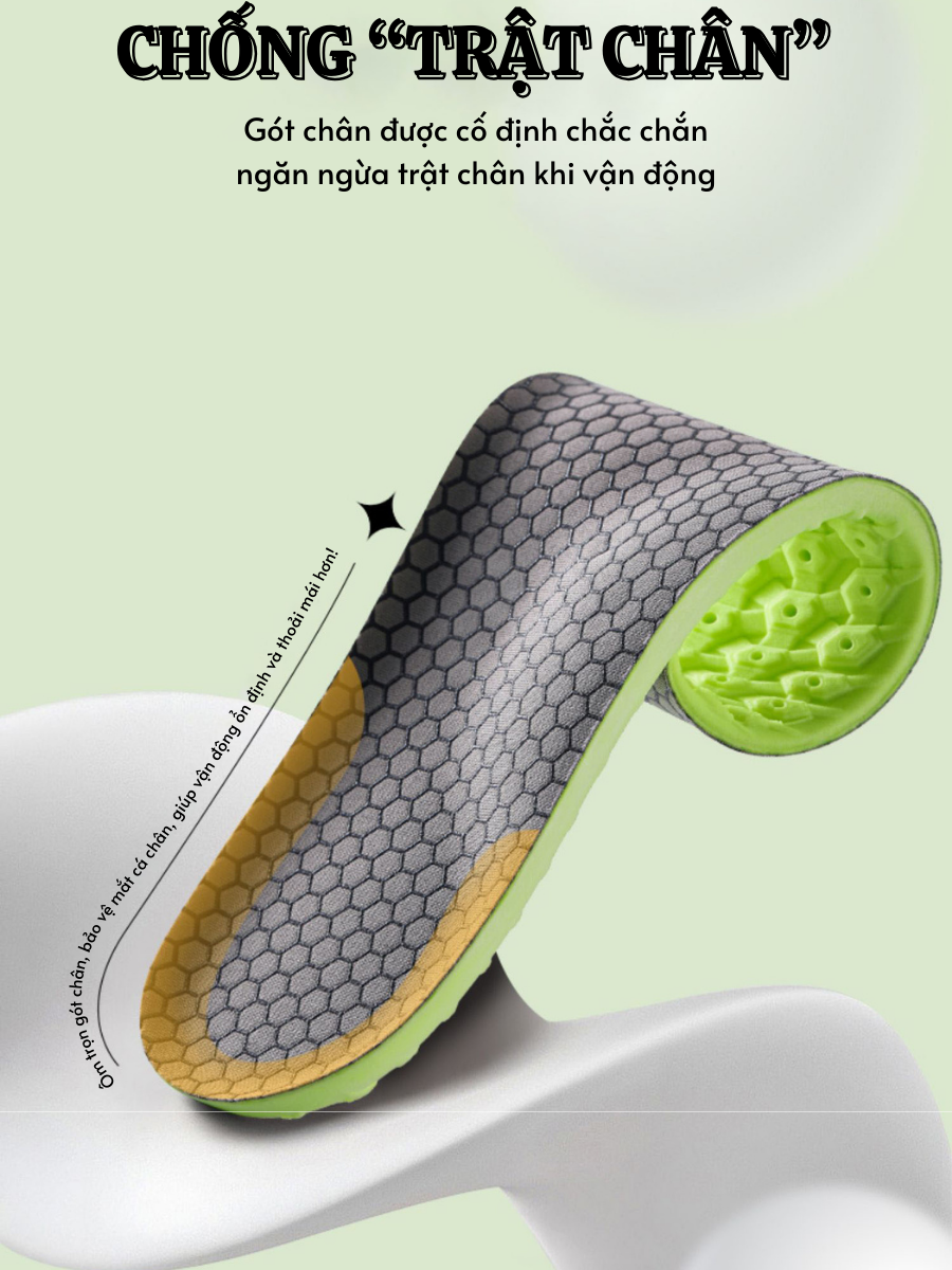 Miếng Lót Giày Khử Mùi 4D MINSU Khử Mùi Kháng Khuẩn M2350 Miếng Độn Đế Khử Mùi Kháng Khuẩn cho ...