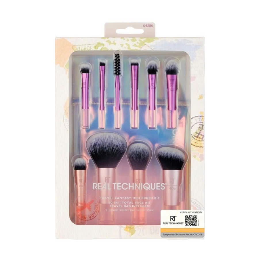 Bộ Cọ Cá Nhân 10 Cây Real Techniques Travel Fantasy Mini Brush Kit | Shopee Việt Nam