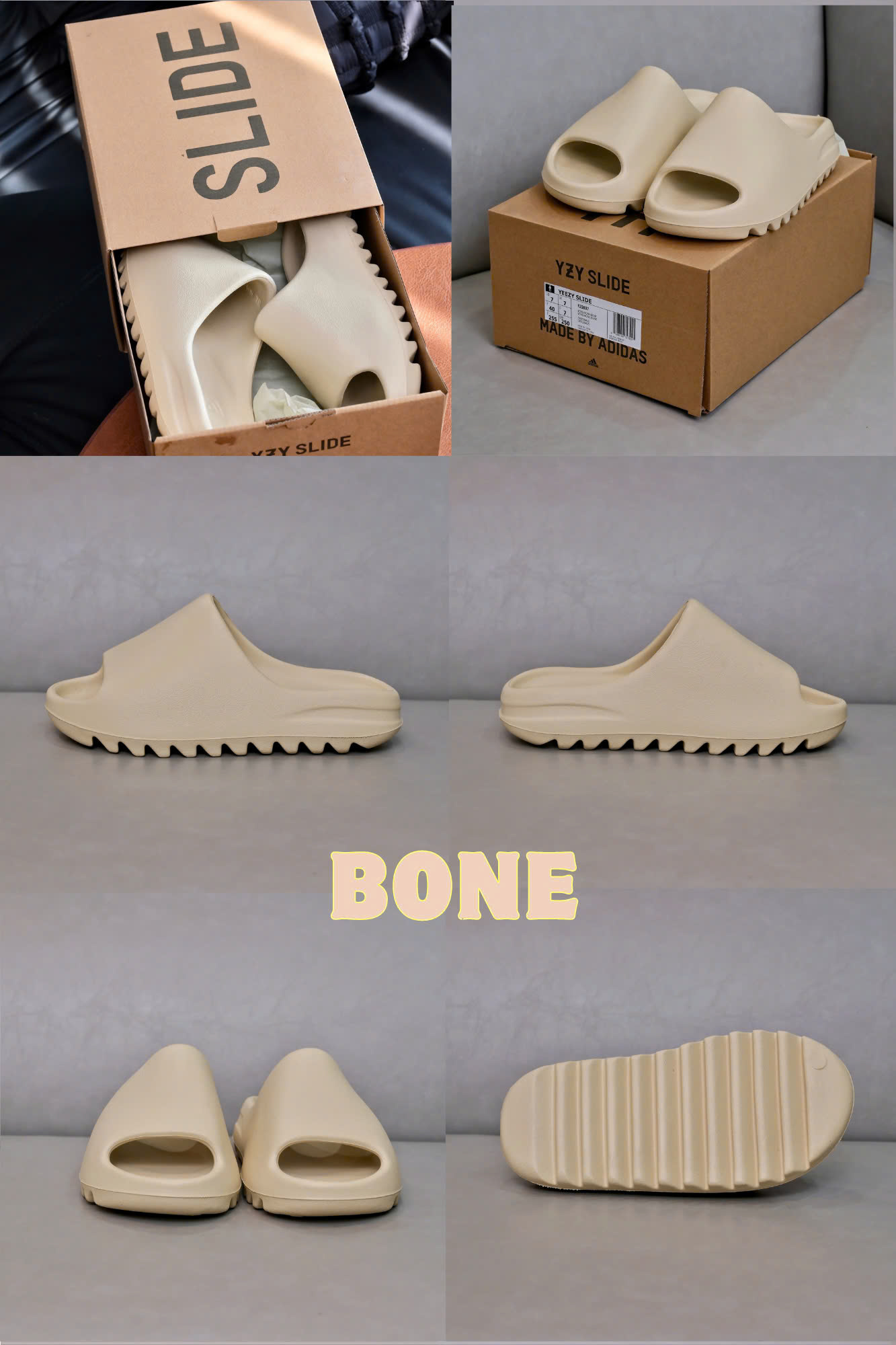 [GeekSneaker] Full Box | Dép Yz Slide - SS22 Vân Nhám Siêu đẹp | Shopee ...