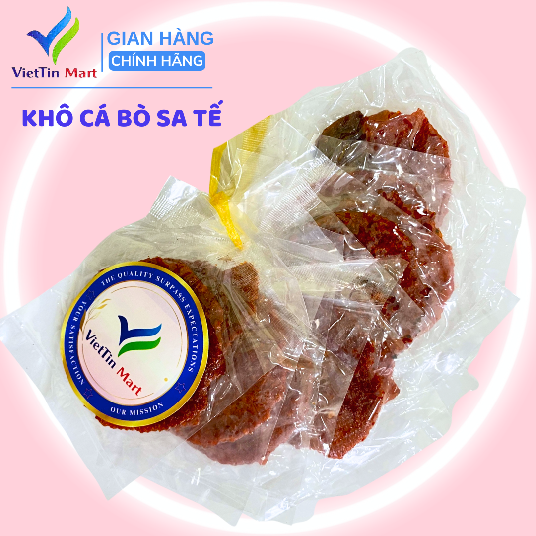 1 Xâu Khô Cá Bò 10 Miếng Rim Sate Ép Miếng Viettin Mart | Shopee Việt Nam