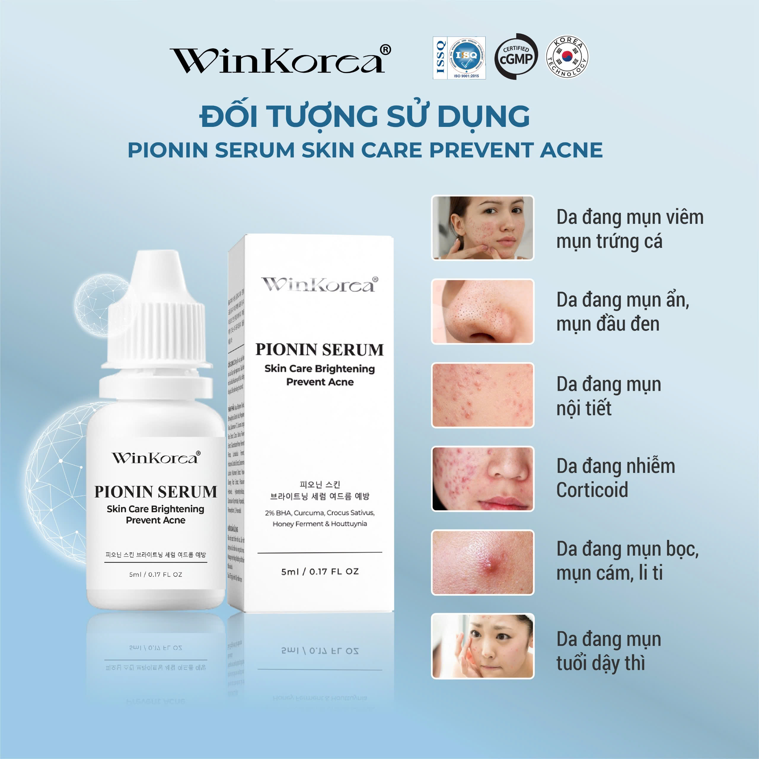 Chấm Mụn PIONIN Serum Skin Care Prevent Acne WinKorea 5ml Hỗ Trợ Mờ ...