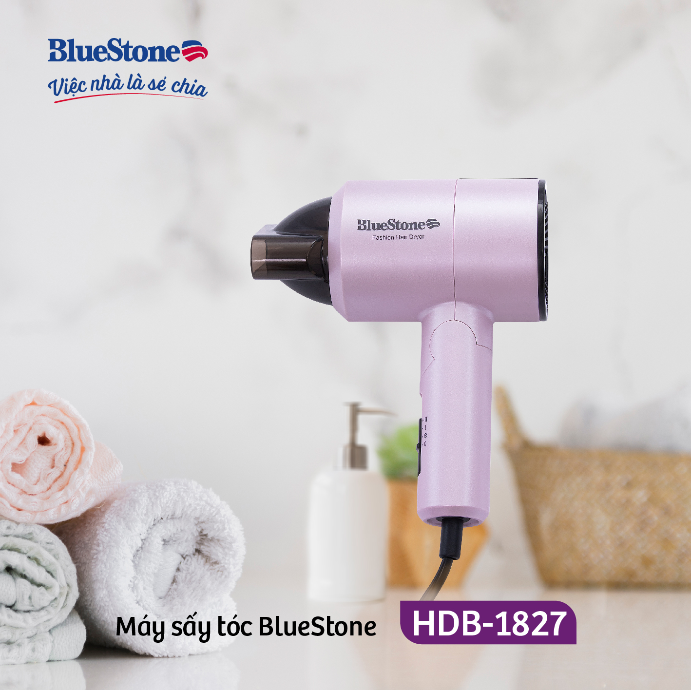 Máy Sấy Tóc BlueStone HDB-1827 | 1100W – Nhỏ Gọn – 3 Chế Độ Sấy – Bảo ...