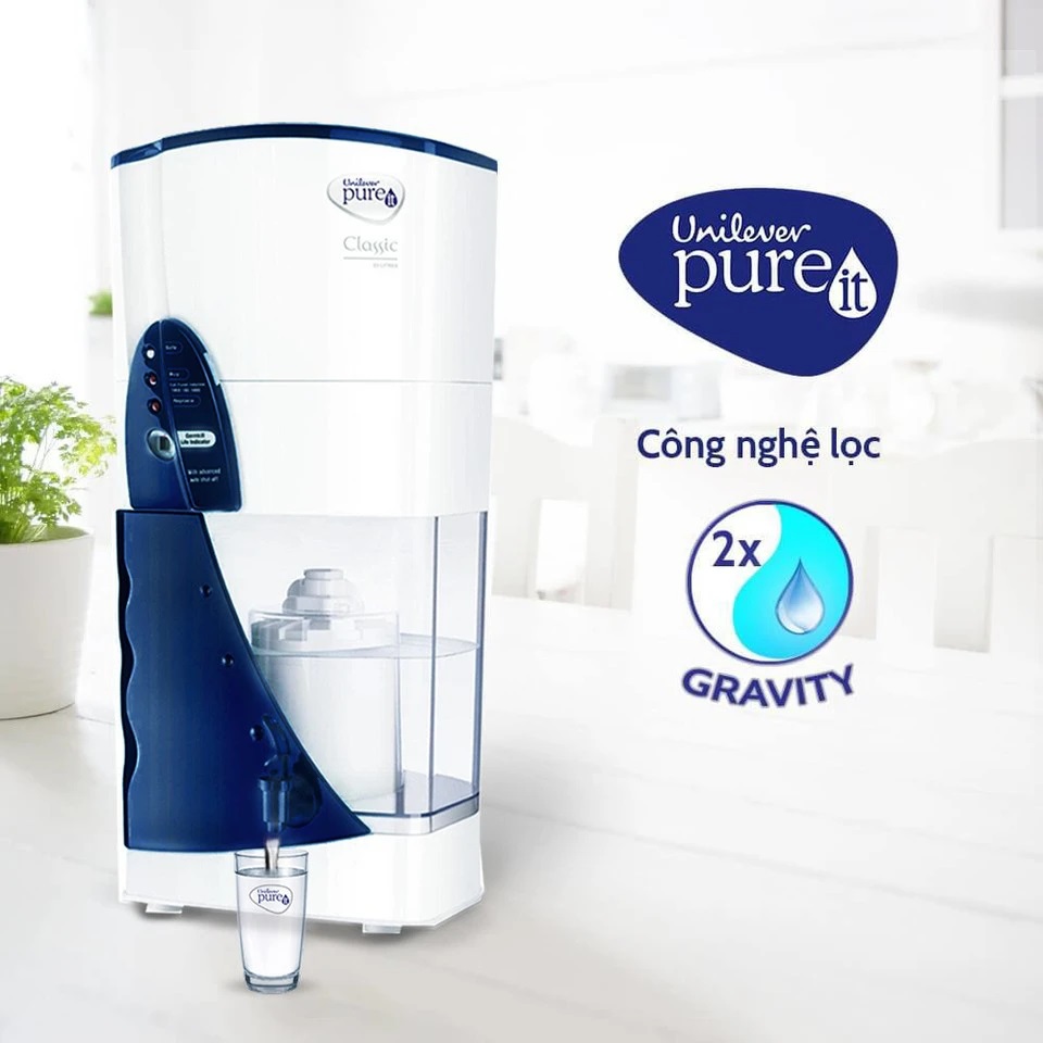 Bình lọc nước sạch uống trực tiếp Pureit Classic 9 lít | Máy lọc nước ...