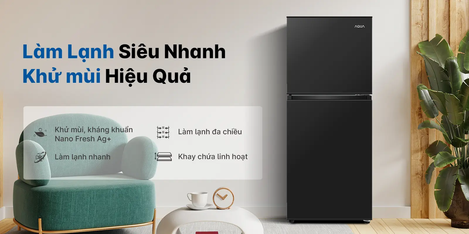 Tủ lạnh AQUA 130 lít ngăn đá trên AQR-T160FA(BS) - Freeship toàn quốc - Bảo hành 2 năm | Shopee ...