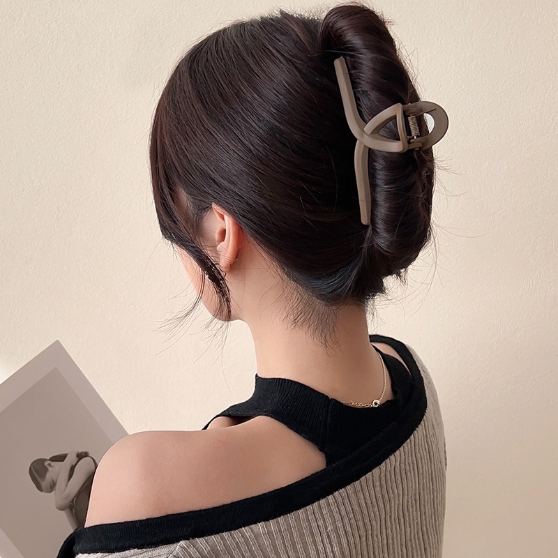 Kẹp tóc càng cua Hàn Quốc nữ đẹp Aminta hottrend nhám cỡ size lớn cặp ...