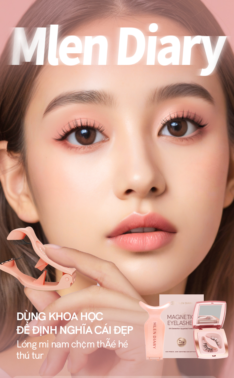 MLEN DIARY Mi Giả Nam Châm Lông Mi Giả Từ Tính An Toàn Có Thể Tái Sử ...