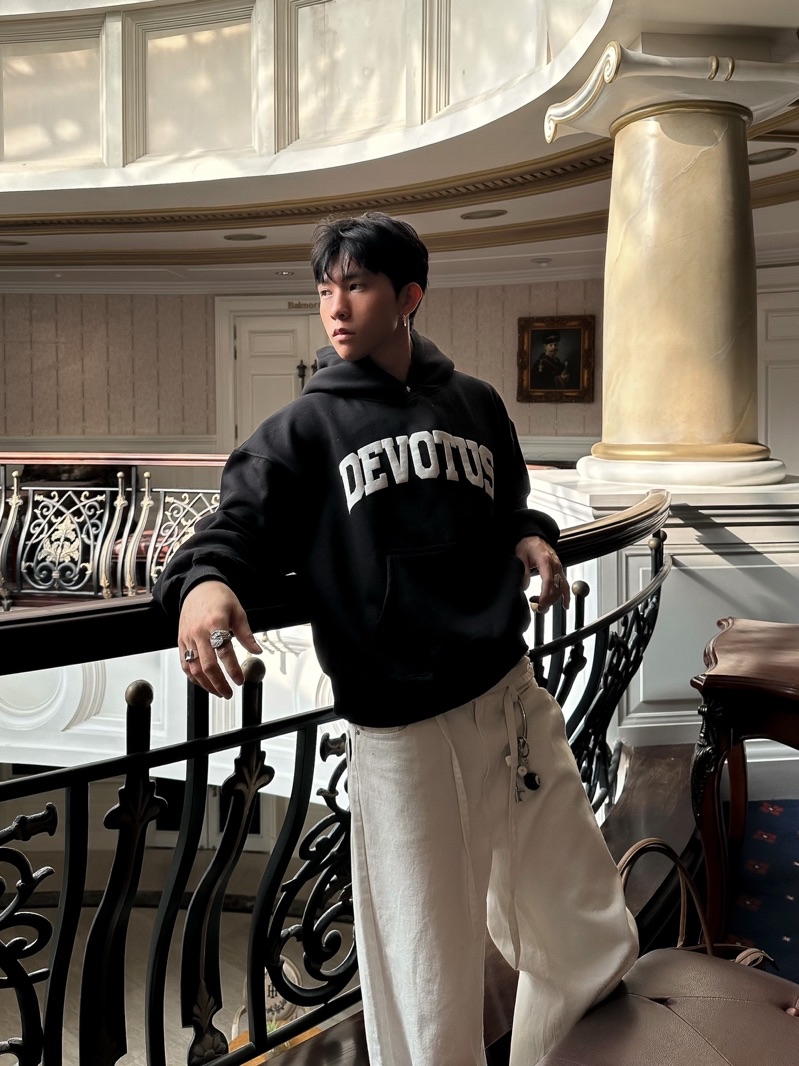 Áo khoác Hoodie TĐ form BOXY Local Brand Unisex Devotus Nỉ bông Cotton ...