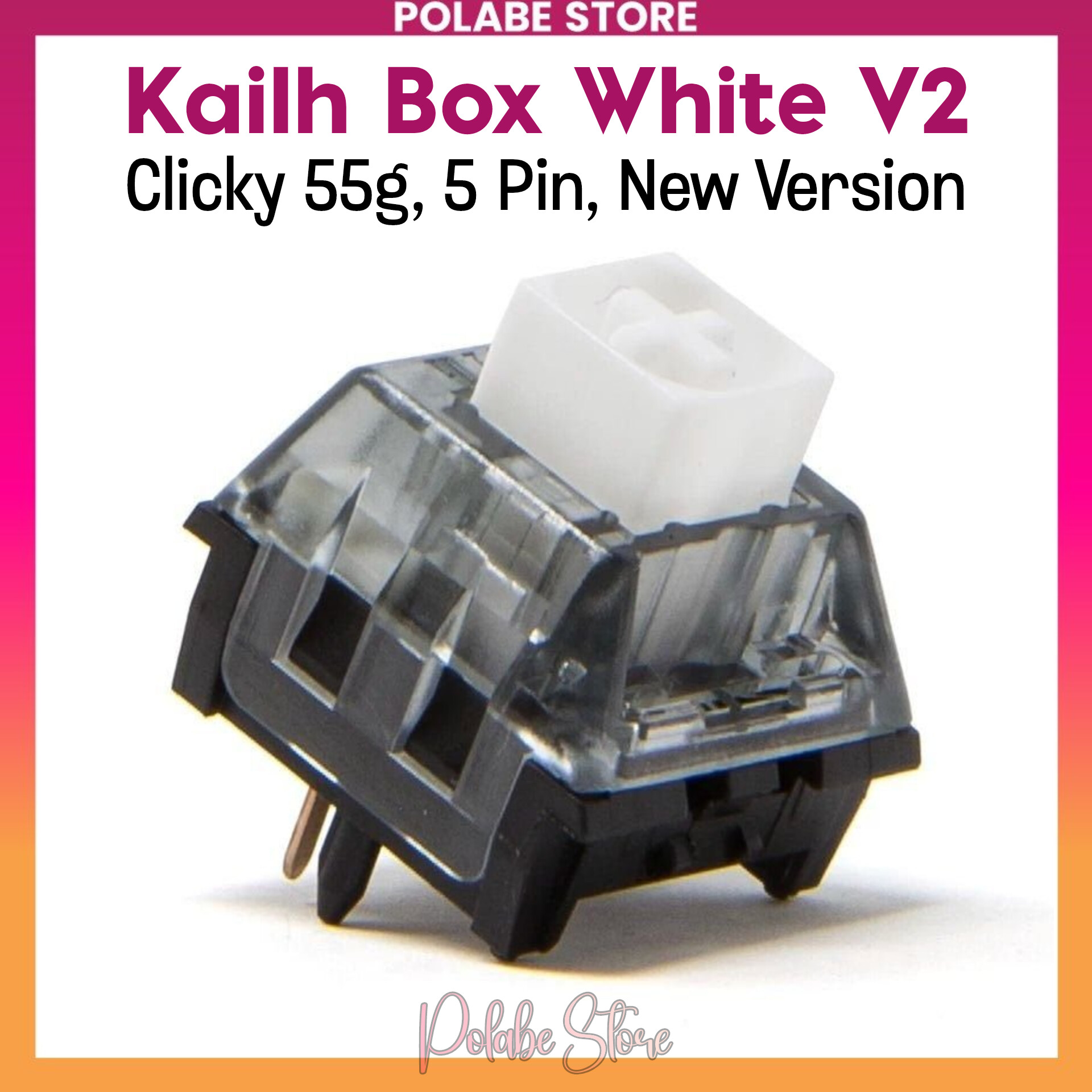 Switch Kailh Box White V2 clicky switch bàn phím cơ Polabe Store ...