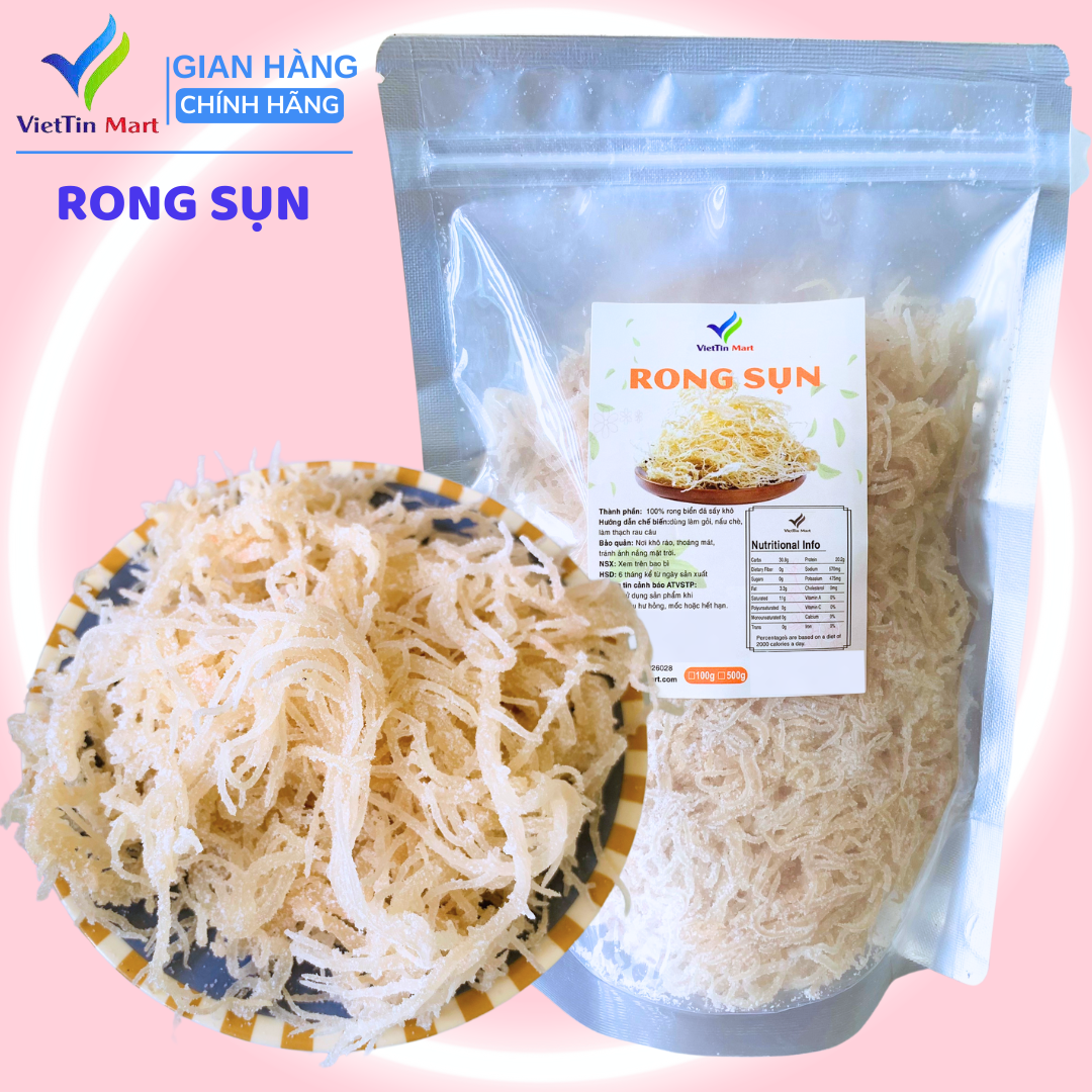 Rong Sụn Muối ( Rong Sụn Gai ) Trộn gỏi, Nấu Chè Viettin Mart 500G ...