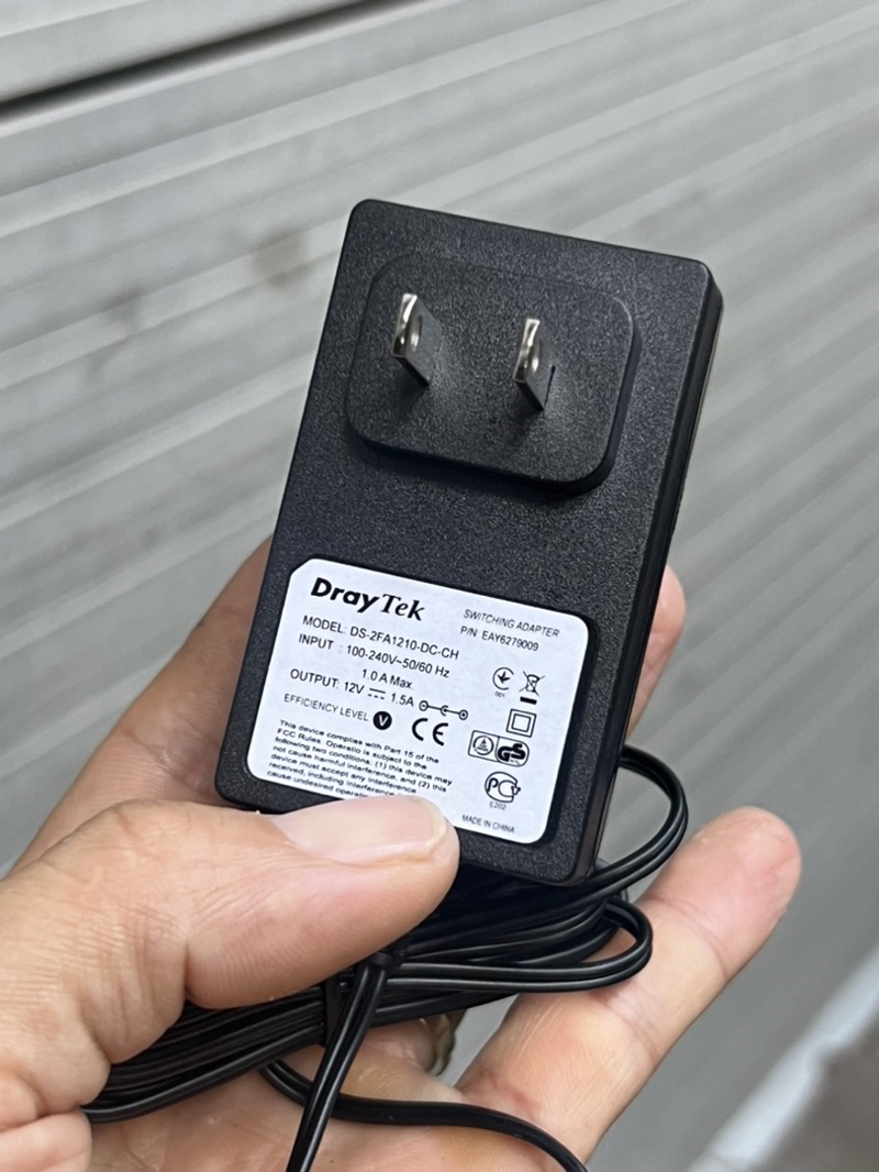 Bộ nguồn Draytek Vigor 2925 2912 2910 12V 1.5A chính hãng | Shopee Việt Nam