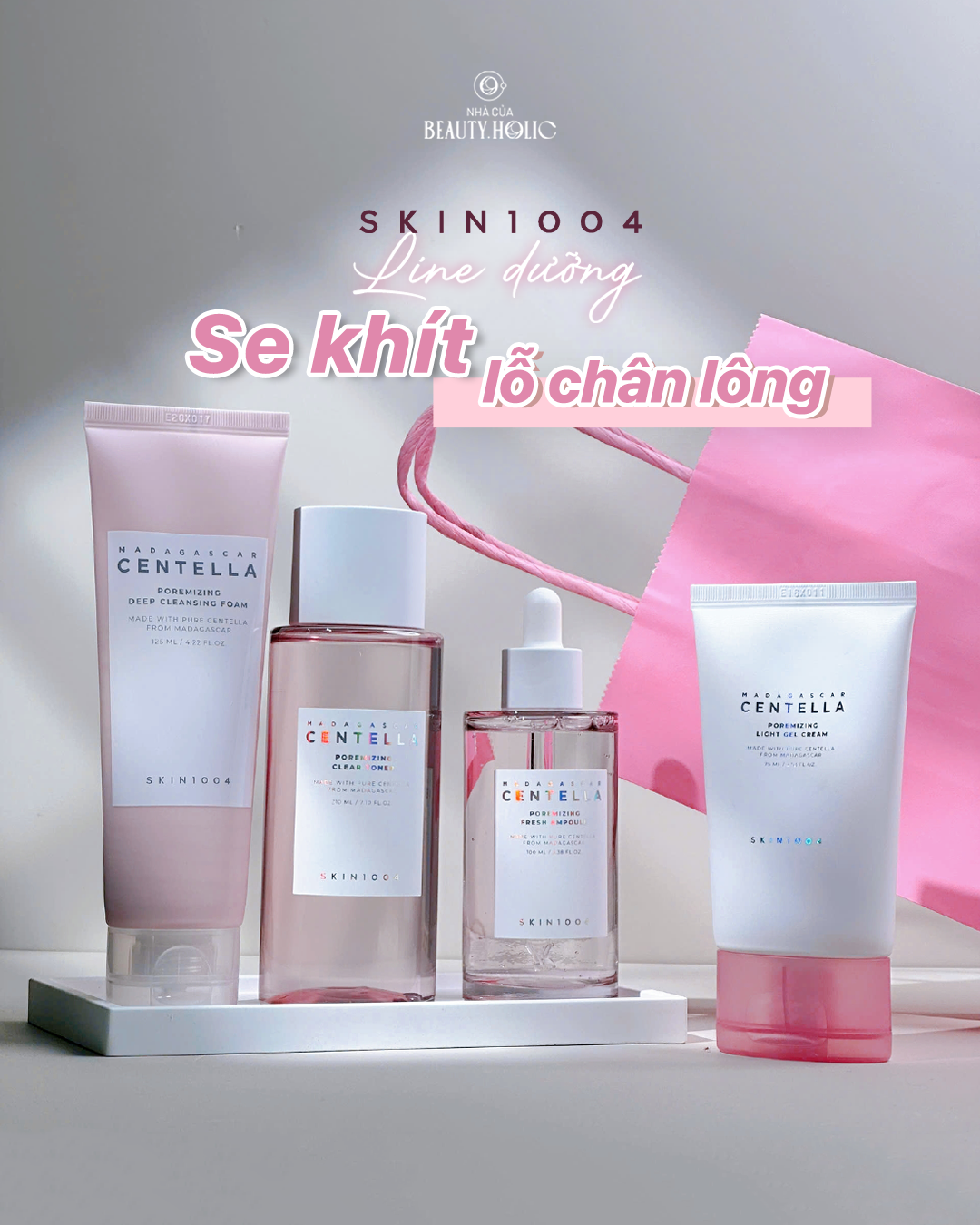 Line dưỡng se lỗ chân lông SKIN1004 CENTELLA POREMIZING | Shopee Việt Nam