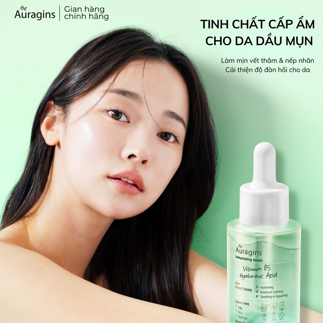 Tinh Chất The Auragins Vitamin B5 Hyaluronic Acid Rehydrating Serum ...
