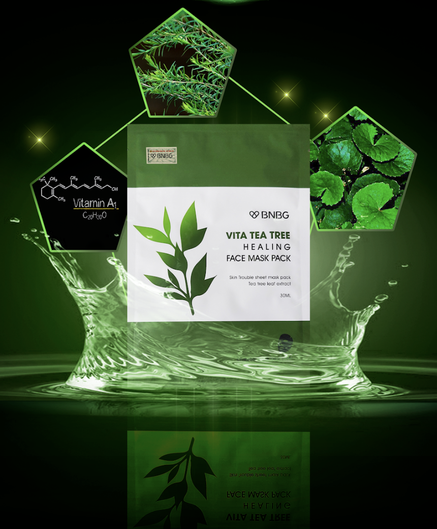 Combo 10 Miếng Mặt Nạ Tràm Trà BNBG Vita Tea Tree Healing Mask (30ml ...