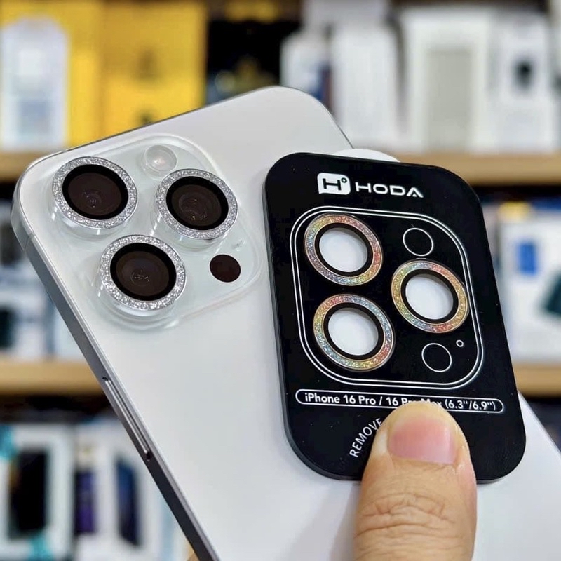 Cường lực bảo vệ camera lens HODA Sapphire cho điện thoại ip 16 promax ...