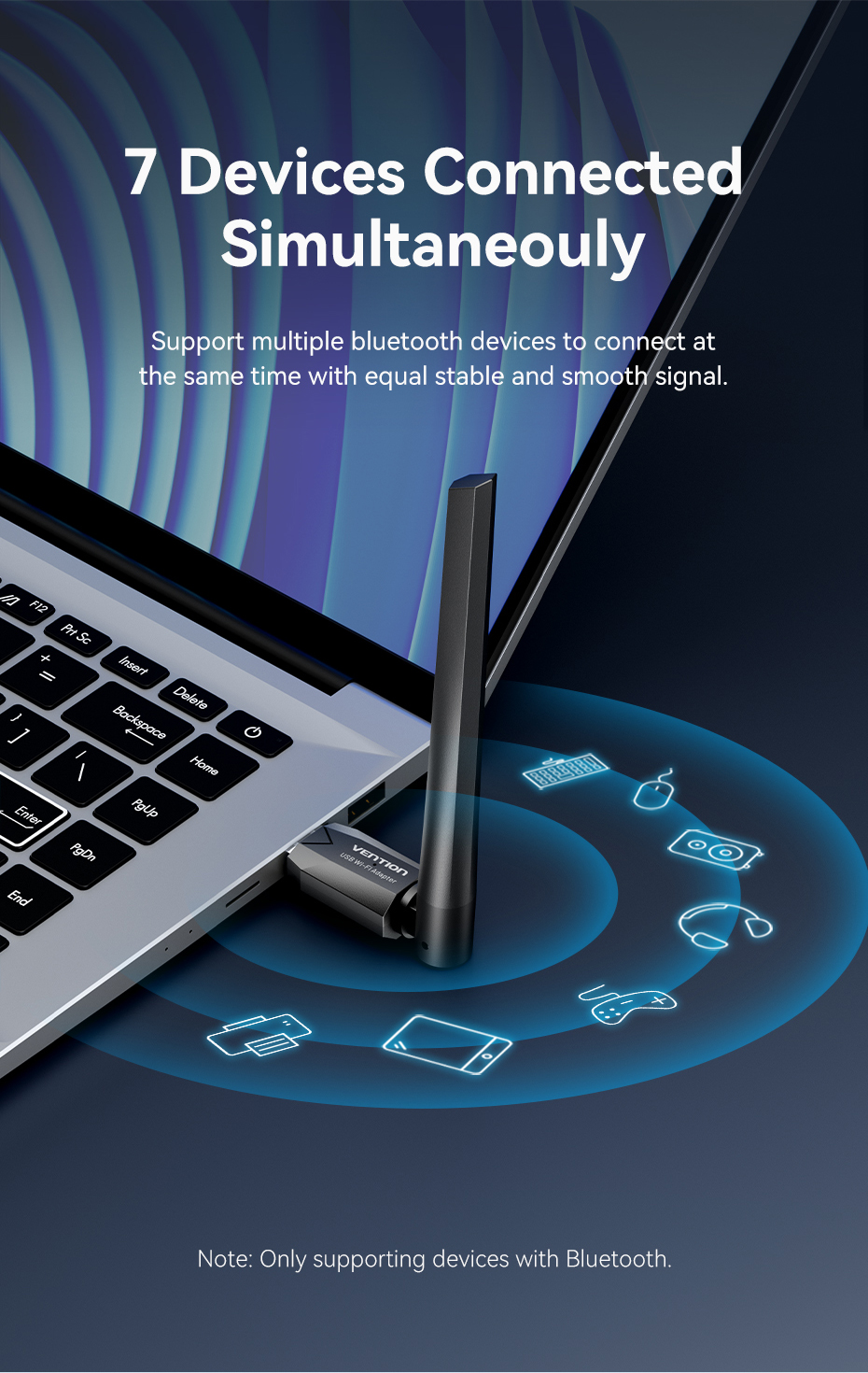 USB Wi-Fi + Bluetooth VENTION KDU/KDT (Wi-Fi Dual Band) | Shopee Việt Nam