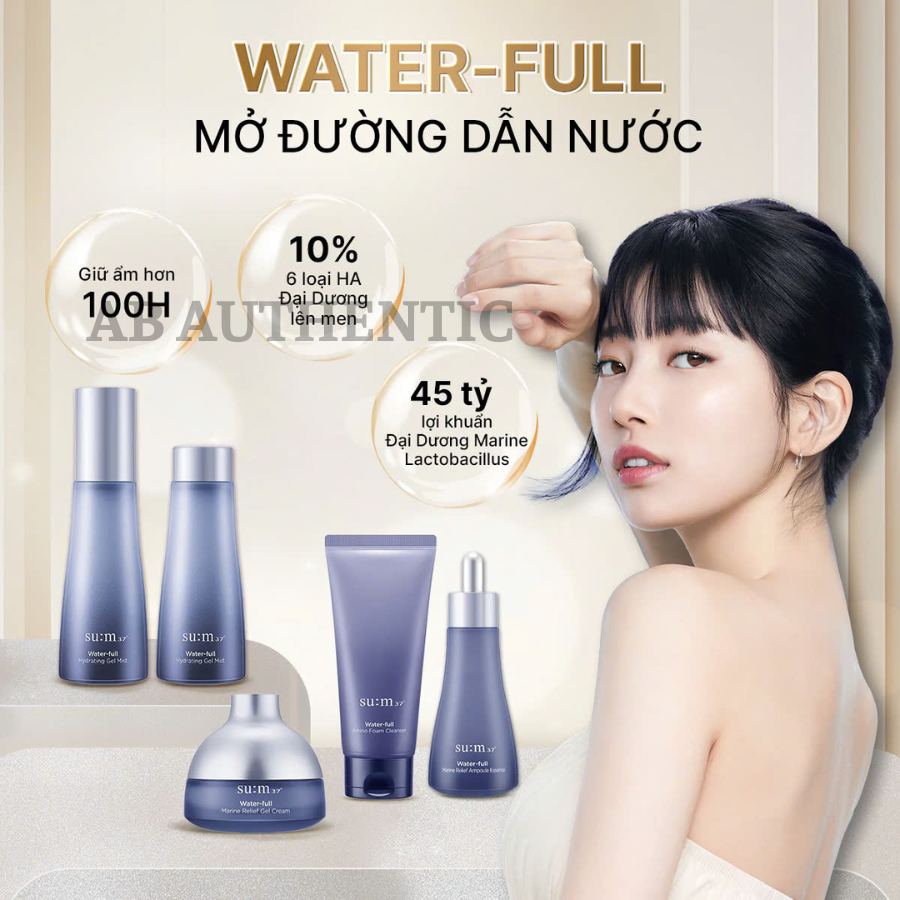 Nước hoa hồng kiềm dầu, giảm lỗ chân lông Sum 37 xanh Water-Full Toner 170ML - AB AUTHENTIC ...