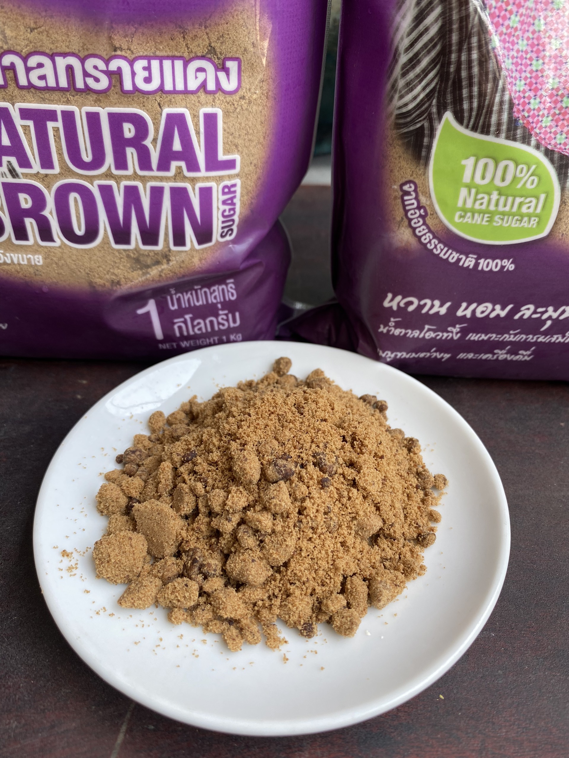 Set 2kg Đường Thô Nâu (Phên) Tự Nhiên Natural Brown Wangkanai Thái Lan ...