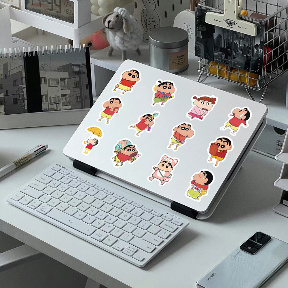 Set 120 sticker shin chan đáng yêu kích thước 3-5cm hình dán trang trí ...