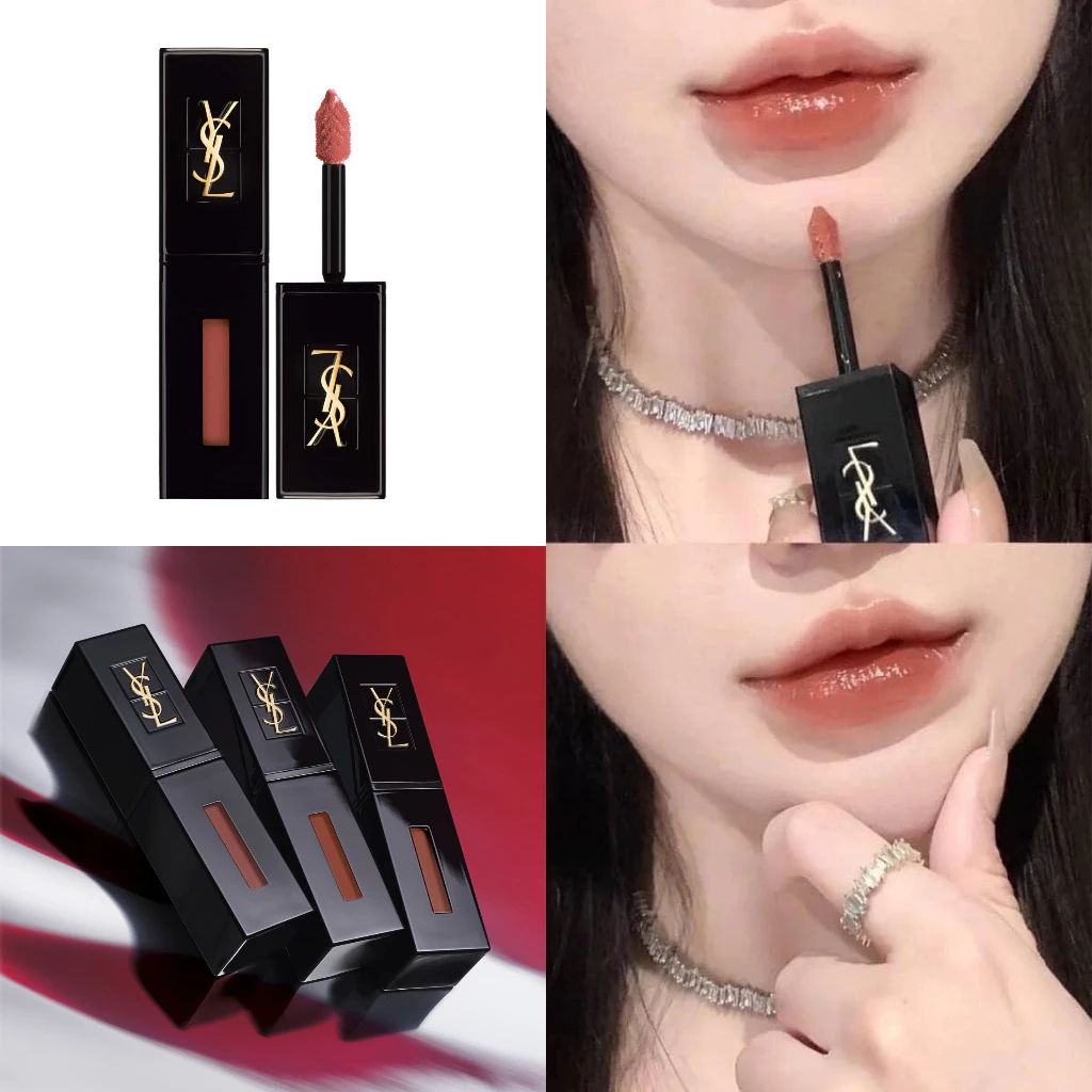 Son Bóng YSL Yves Saint Laurent Vinyl Cream Lip Stain 5.5ml | Shopee Việt Nam