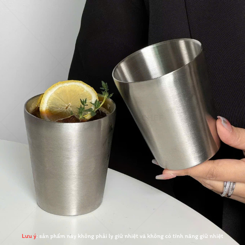 Ly inox 304 2 lớp GORILLA CHEF không giữ nhiệt, sang trọng và an toàn ...