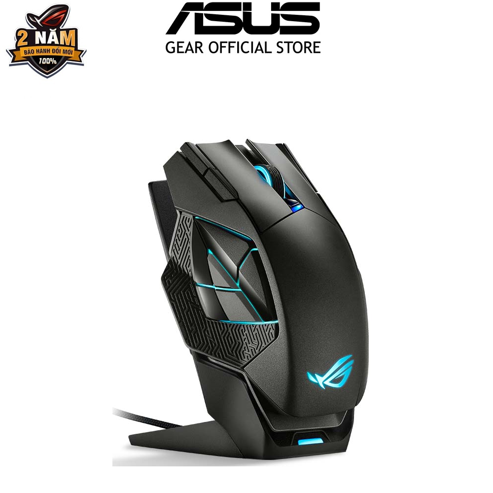 Chuột gaming không dây ASUS ROG Spatha X, Thiết kế socket cho switch ...