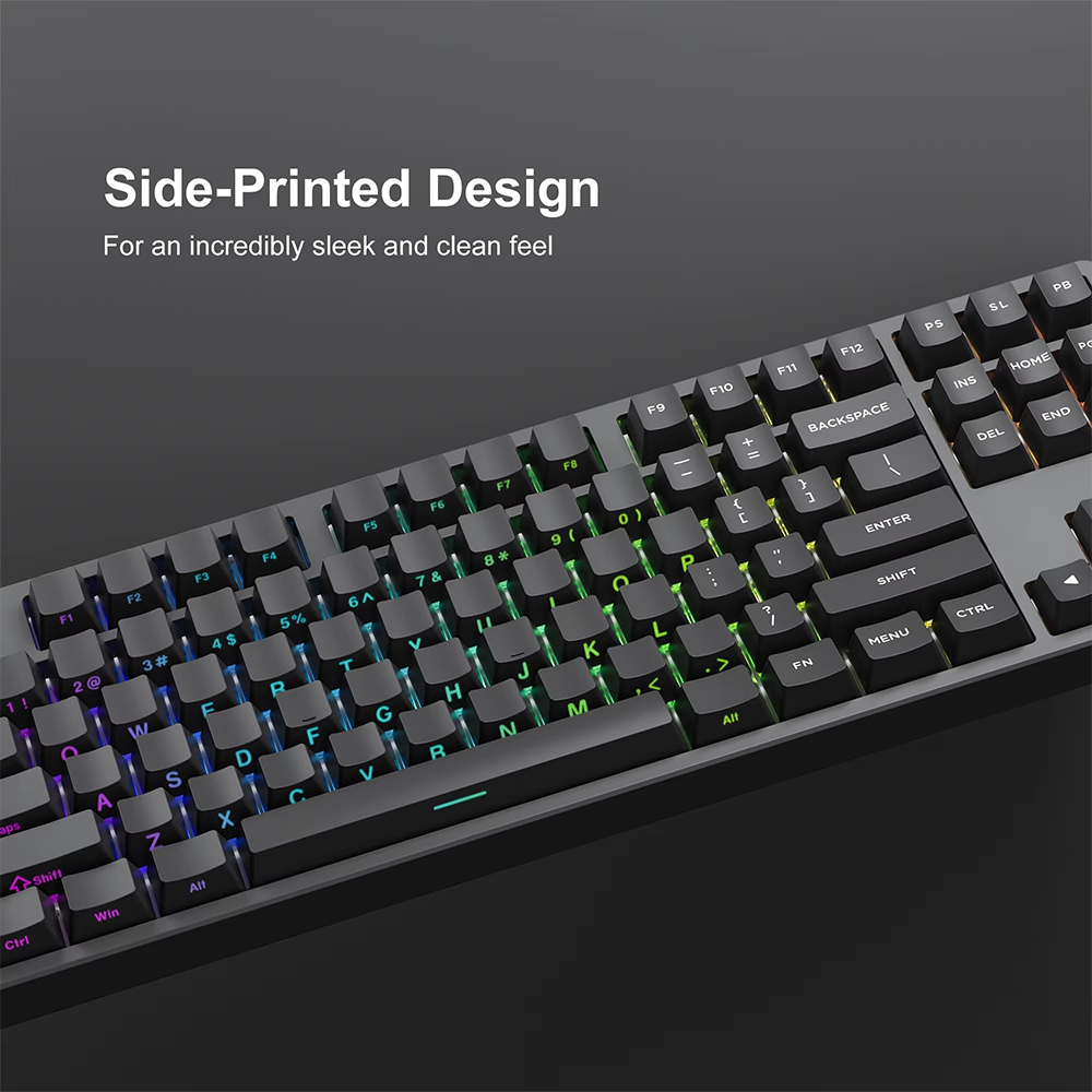Bộ keycap OEM 108 nút Xuyên LED Ký Tự In Ngang! Chất liệu ABS Double ...