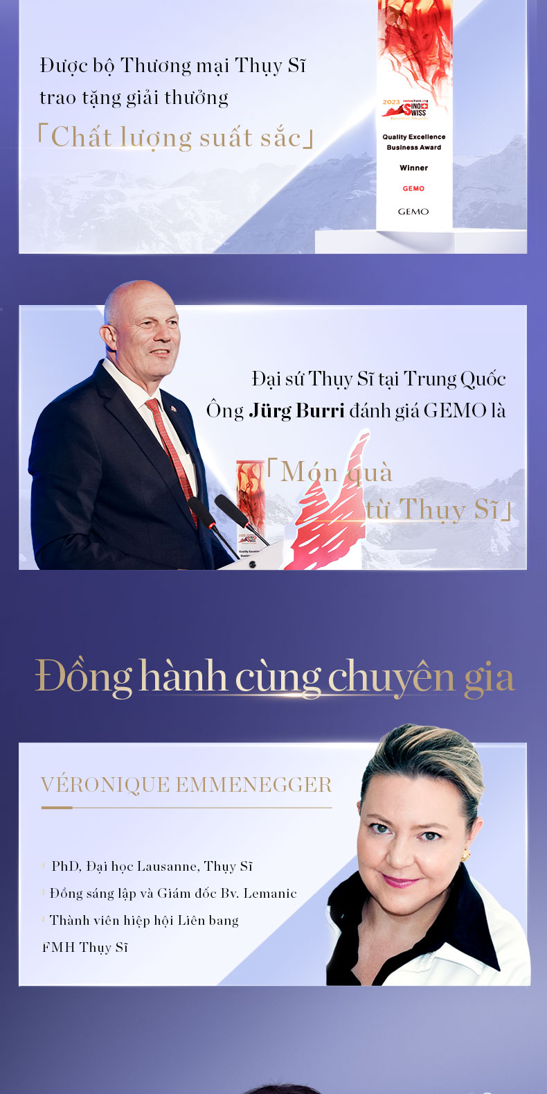 GEMO G20 - Thiết bị làm đẹp chống lão hóa cao cấp từ Thụy Sĩ G20 hỗ trợ nâng cơ, giảm nếp nhăn ...