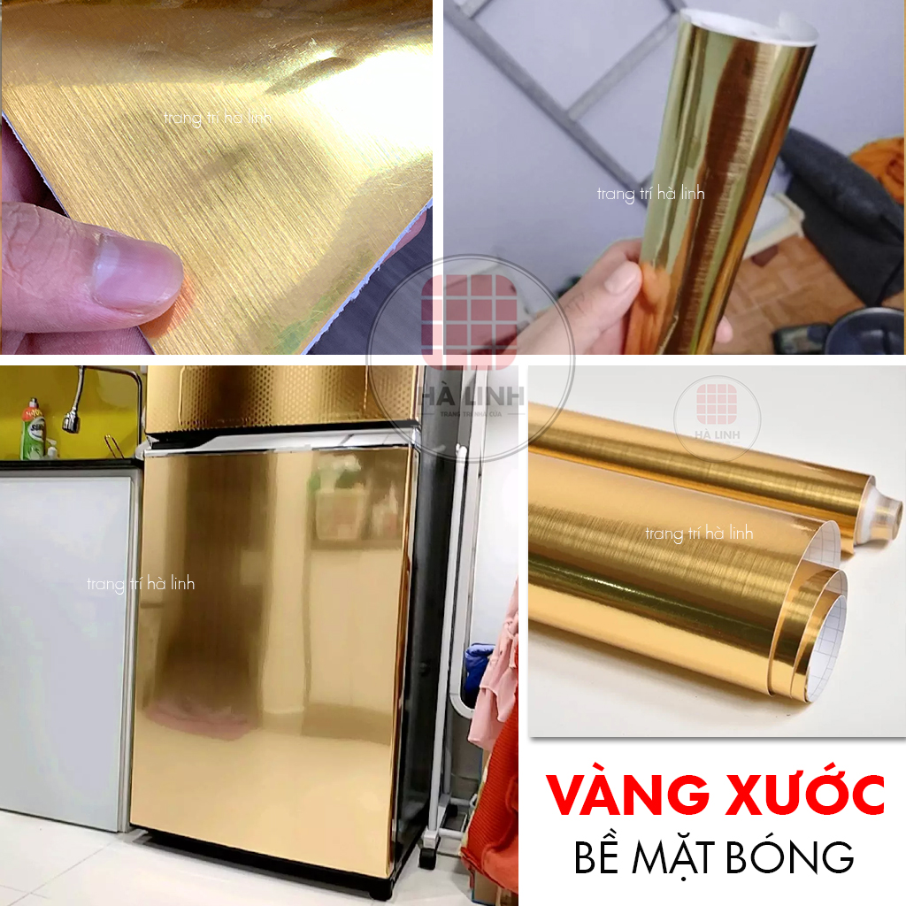 Decal dán tủ lạnh MÀU NGUYÊN BẢN INOX - Decal lá nhôm cách nhiệt khổ 1 ...