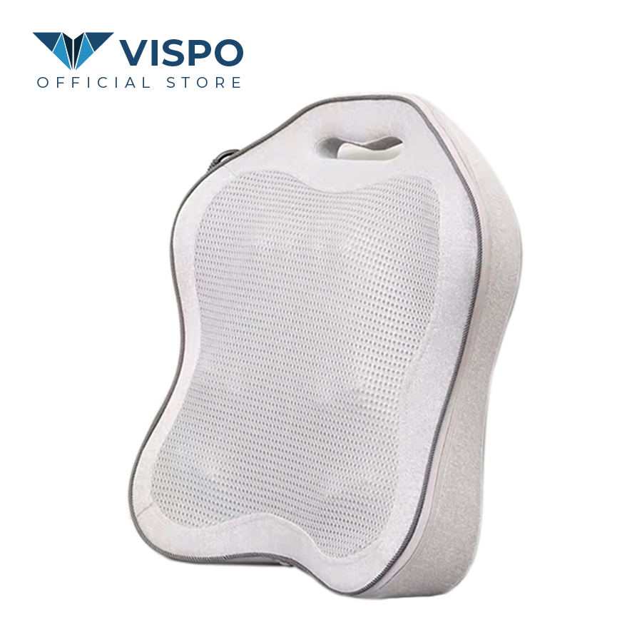 Gối massage toàn thân cao cấp Vispo VP-G21 giúp đấm lưng vai cổ gáy đa ...