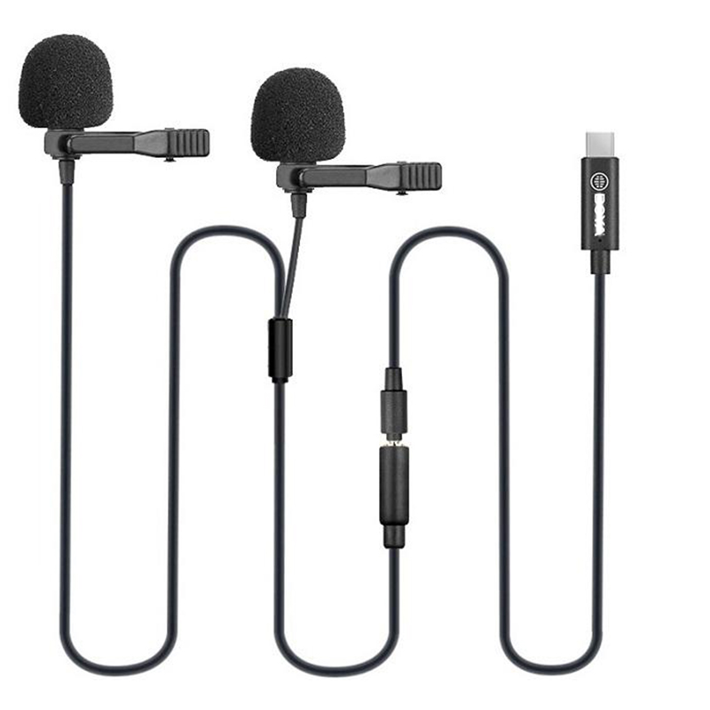Micro Thu Âm Cài Áo BOIA BY-M3 BY-M3D Type-C, Đa Hướng, 6m, Cho Điện ...