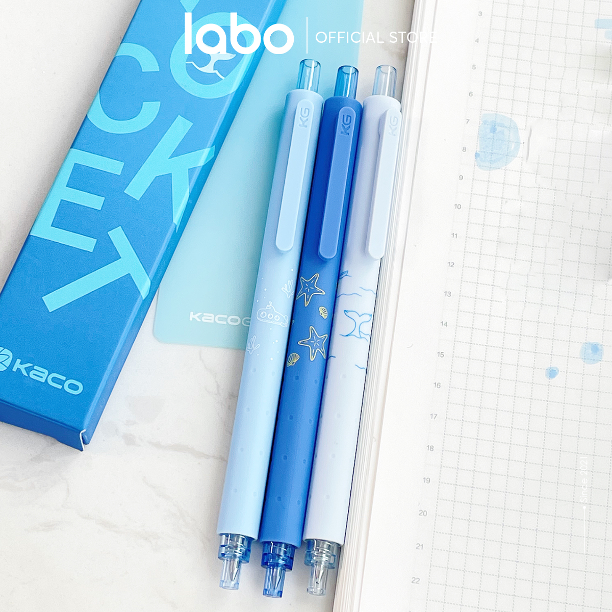 Bộ 3 4 5 Bút Mực Gel Kaco Rocket Ngòi 0.5mm Labo Phiên Bản Đặc Biệt Hàng Chính Hãng | Shopee ...
