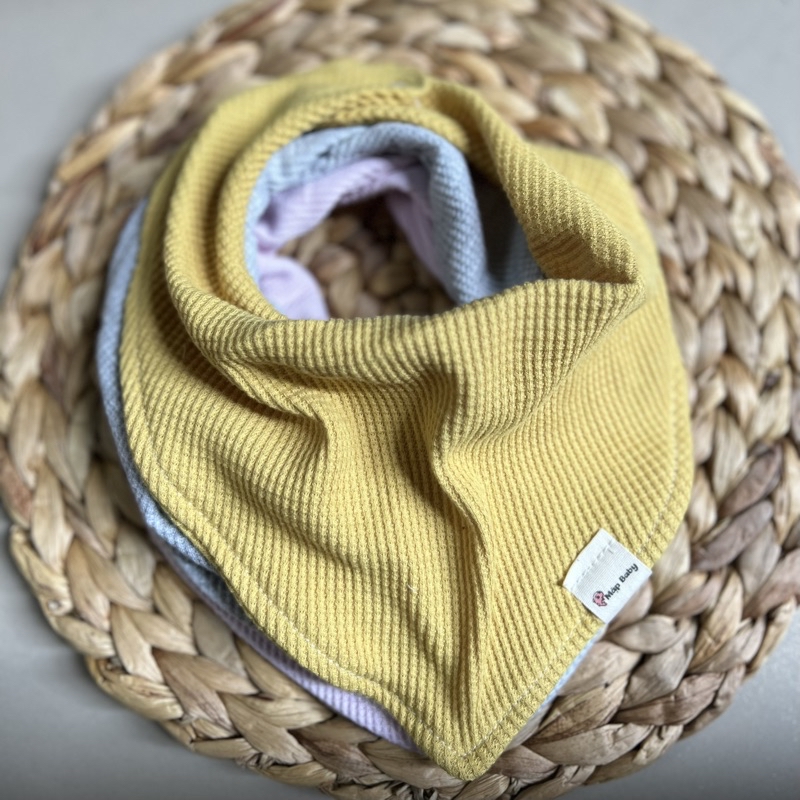 Yếm cổ đổ pipi Mập baby chất liệu Cotton Waffle giữ ấm cổ cho bé trai ...