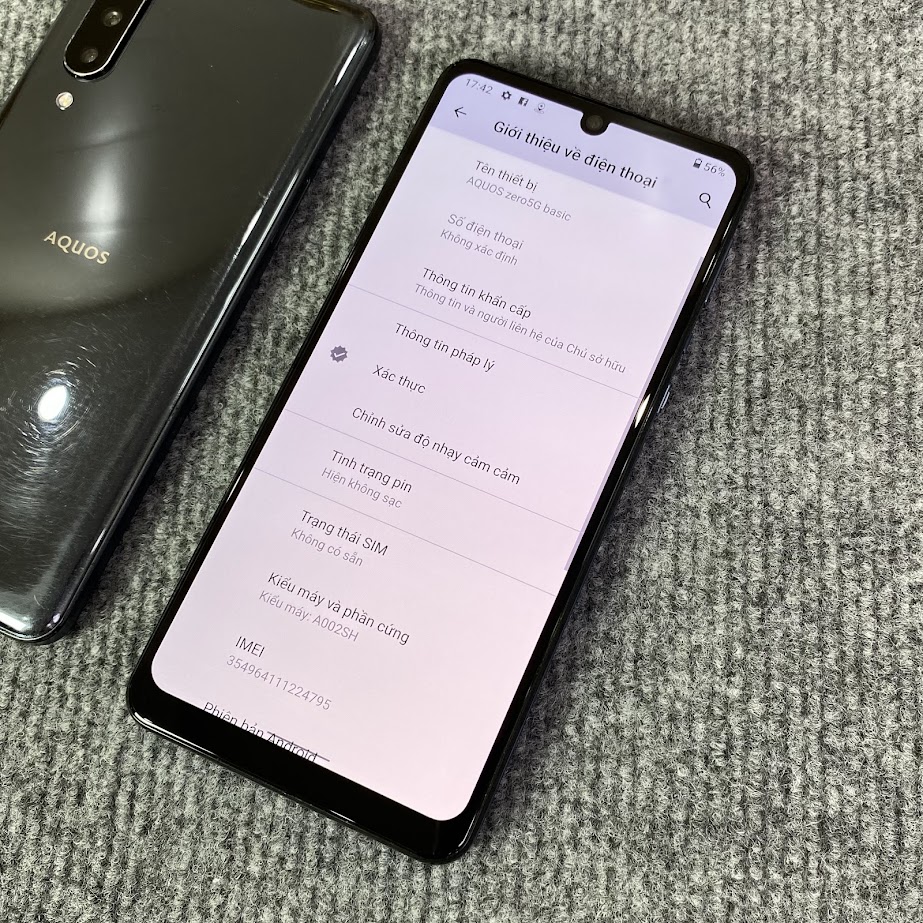 Điện thoại Sharp Aquos Zero 5G Basic màn OLED 6.4 inch - Chip Snap 765G ...