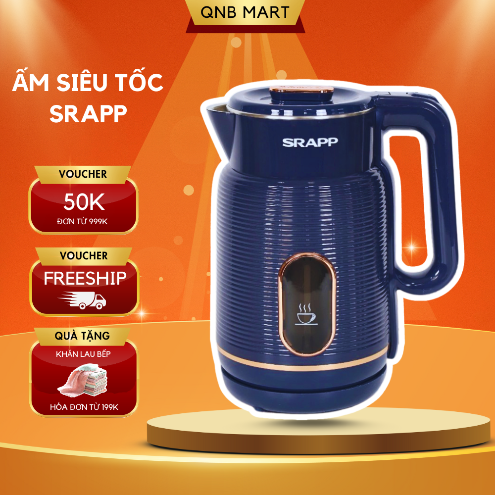 Ấm Siêu Tốc SHRAP Dung Tích 2.2L Công Suất 1500W Đun Nước Siêu Nhanh ...