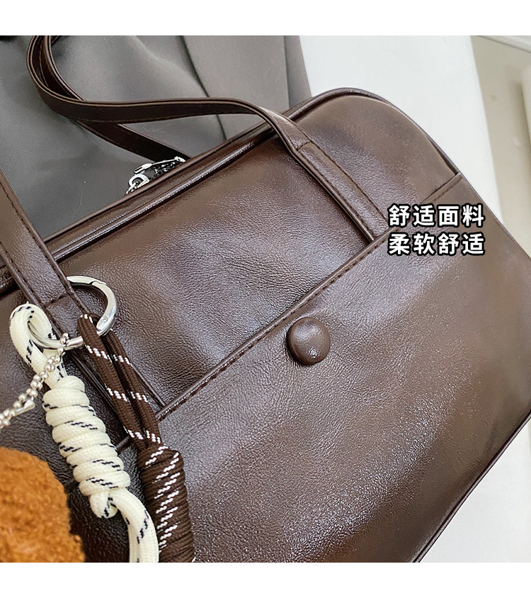 Túi xách nữ đeo vai túi đeo vai retro túi thu đông Hàn quốc kèm charm 9922 | Shopee Việt Nam