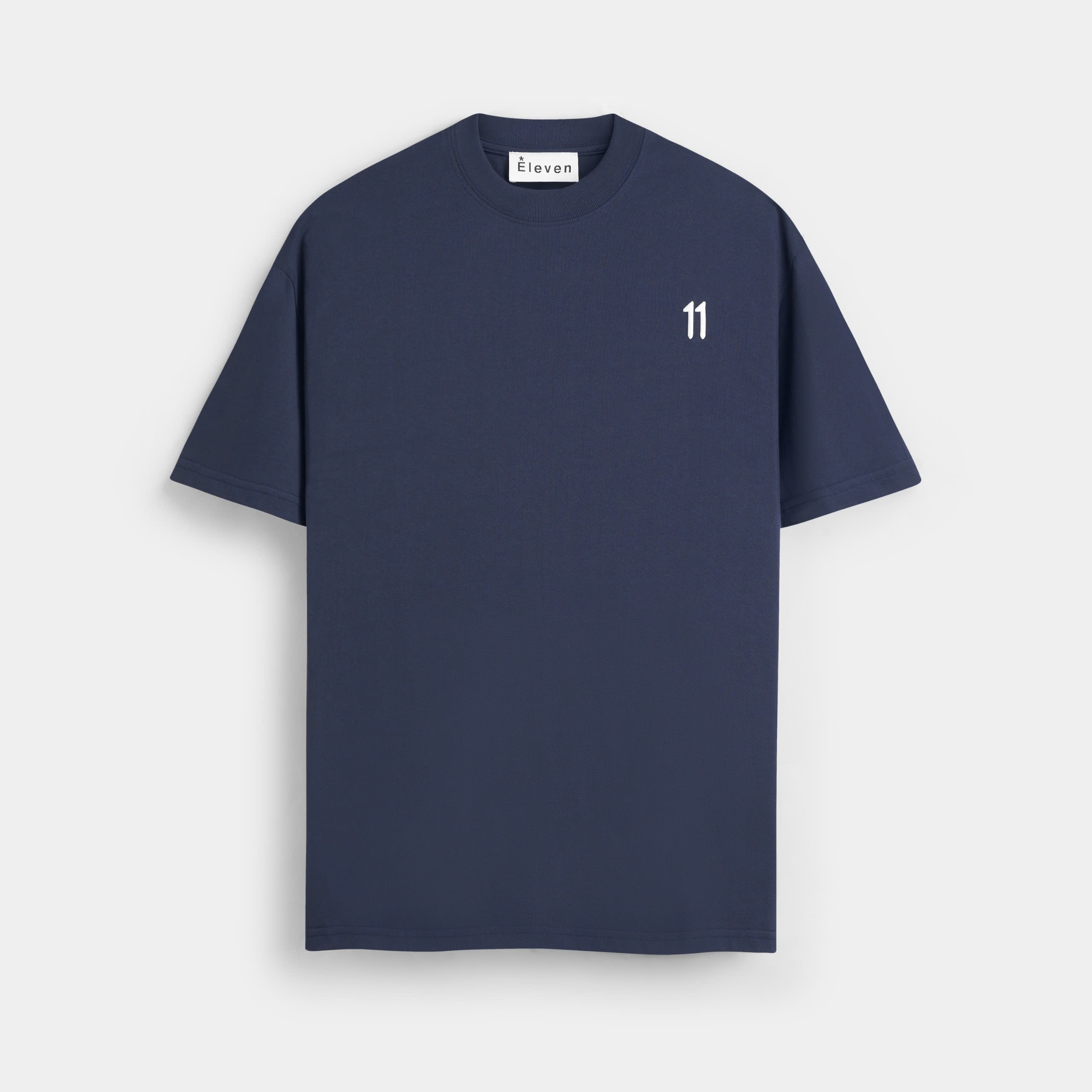 ELEVEN - Áo thun unisex thêu 11 logo màu xanh navy | Shopee Việt Nam