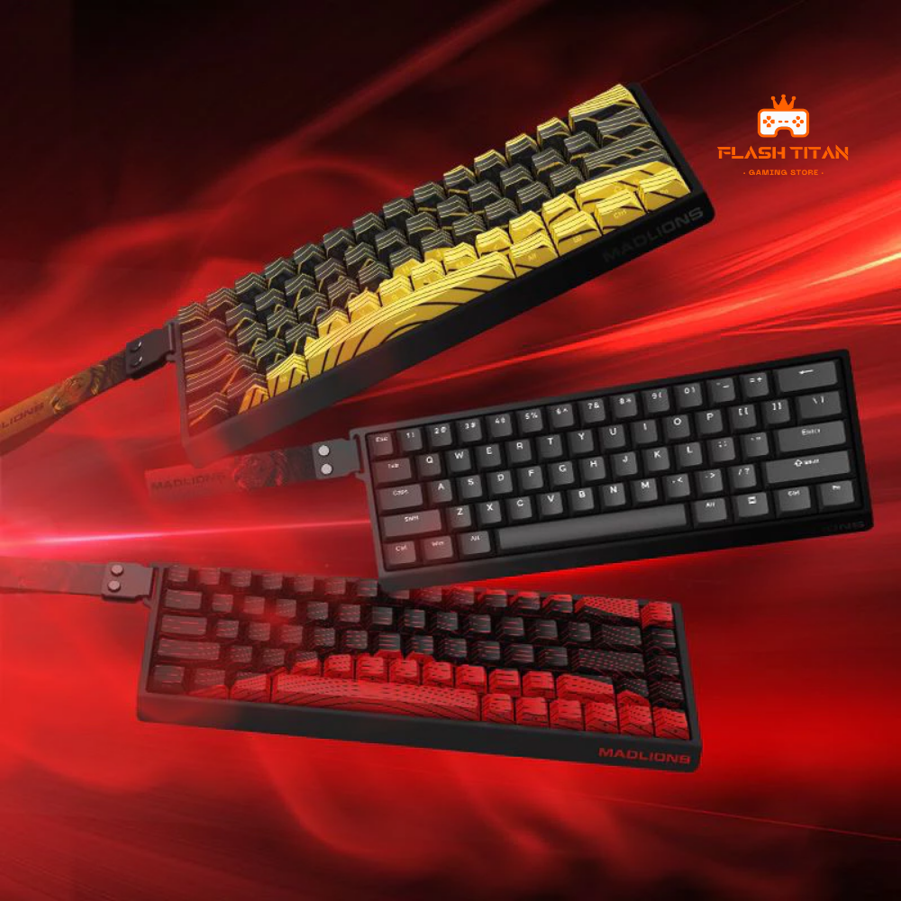 Bàn Phím Cơ Gaming MAD60 / MAD68 HE- Rapid Trigger Madlions - Switch Nam Châm 1k - 8k Polling ...