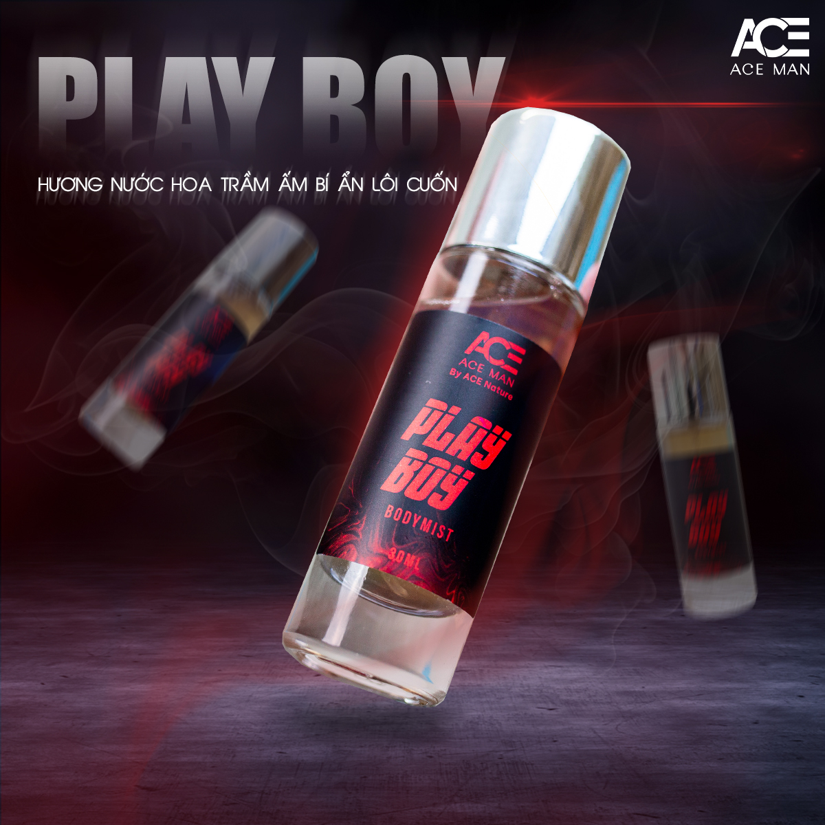 Body mist nam ACE ACE MAN 30ml xịt thơm body toàn thân hương 2 mùi nước ...