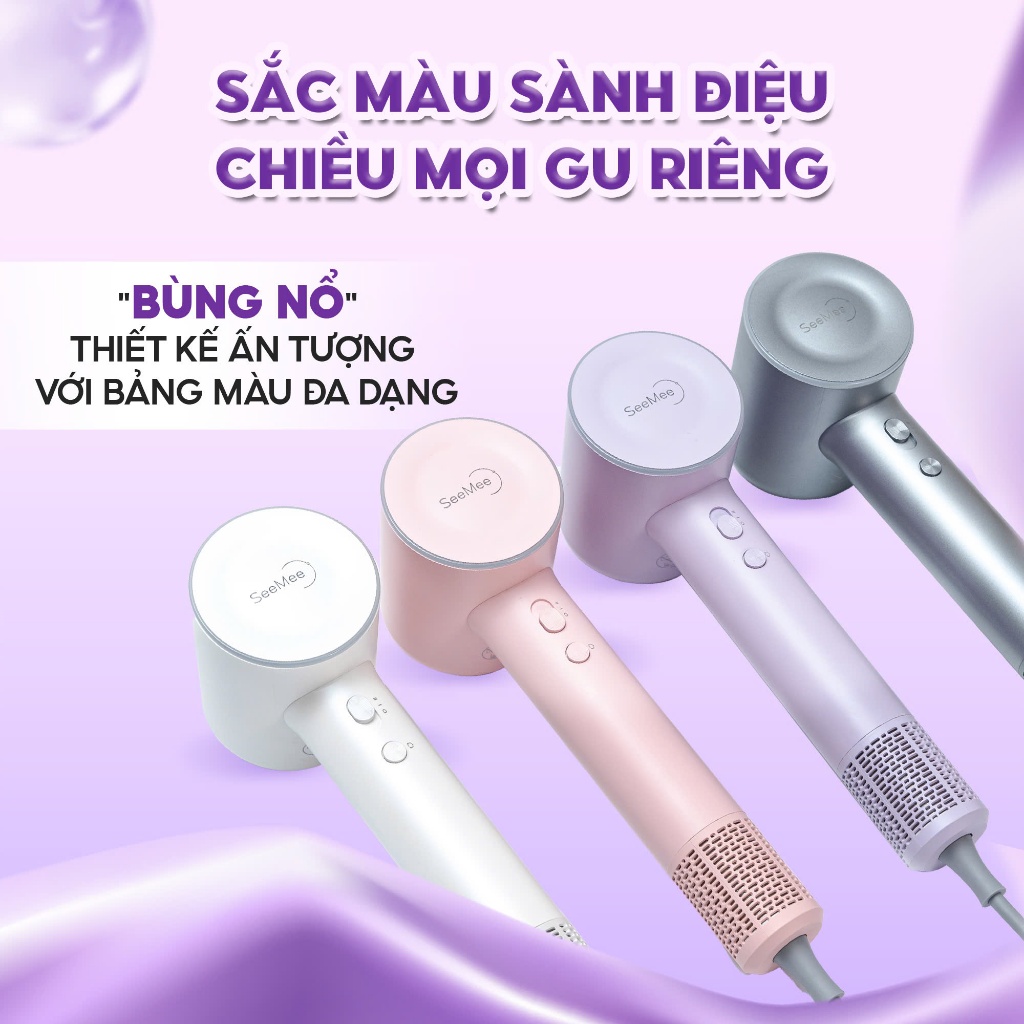 Máy sấy tóc 2 chiều Seemee tốc độ cao giúp tóc khô nhanh, bóng mượt tức thì sau 2 phút | Shopee ...