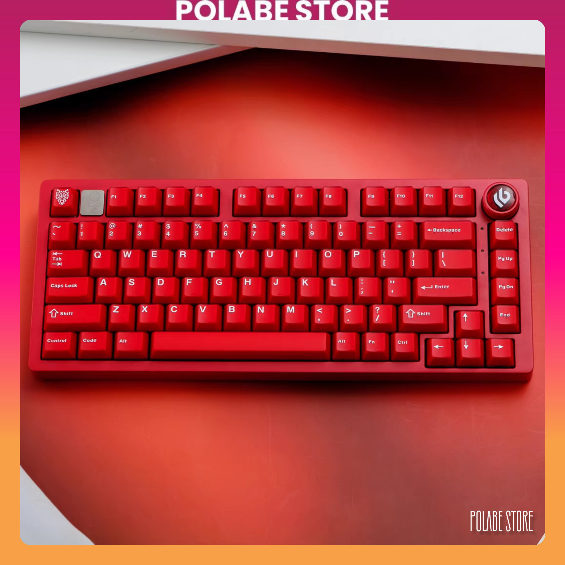 Keycap Ruby Red Cherry profile bàn phím cơ cao cấp Polabe Store Keycap ...