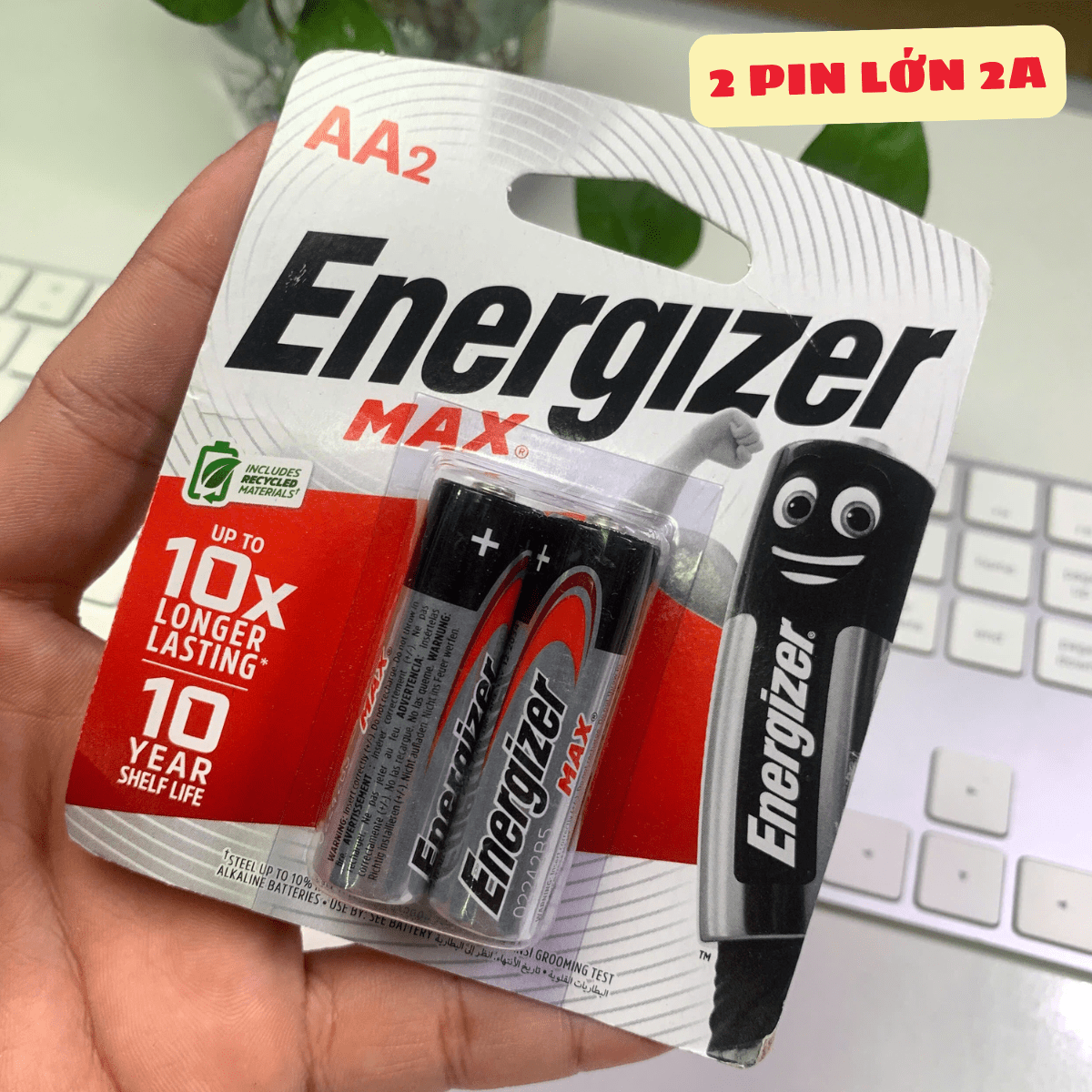 Pin AA AAA Energizer 1.5V Siêu Bền - Hàng Chính Hãng pin kiềm | Shopee ...